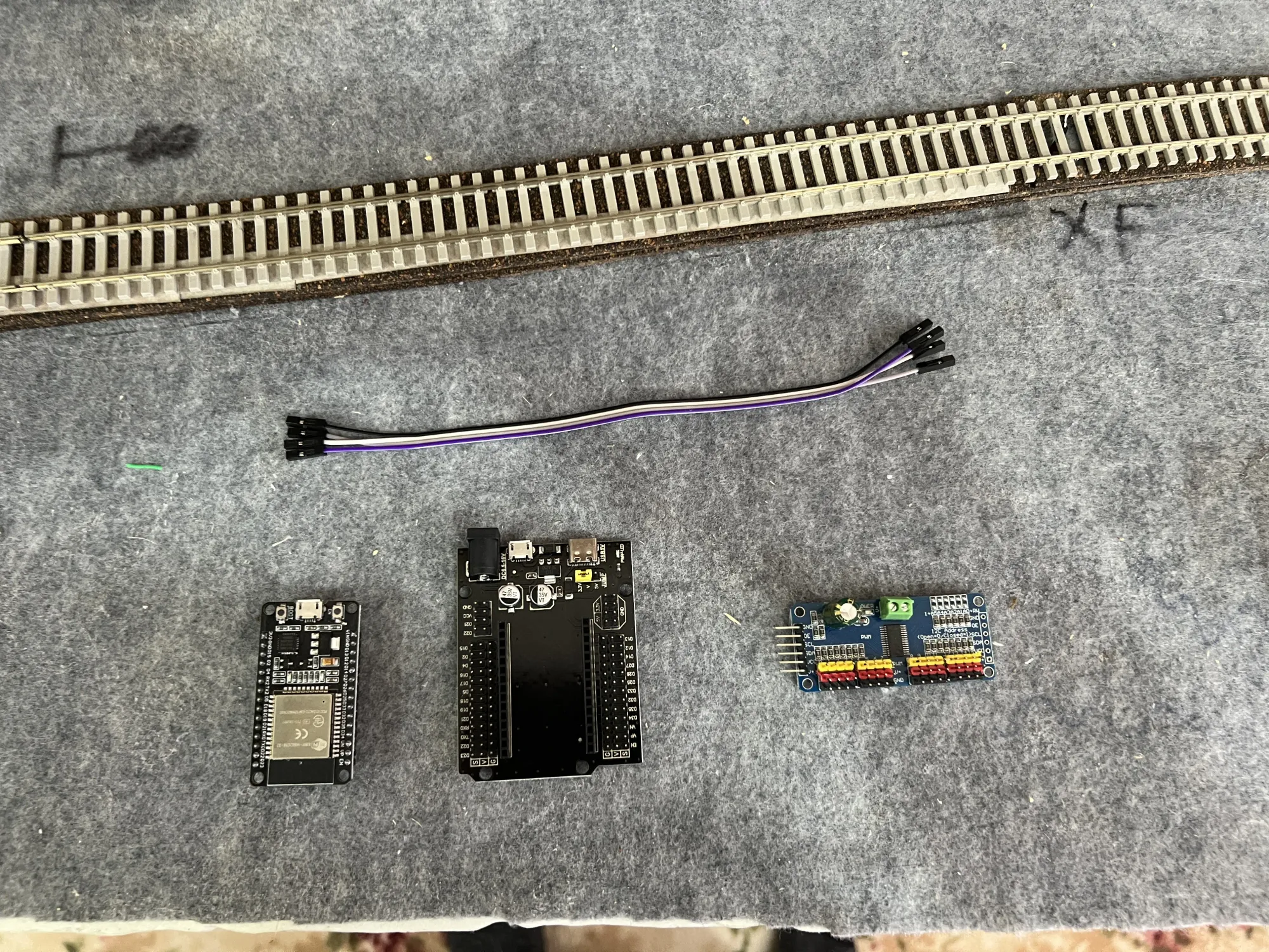 Esp32s For Block Detection And Point Control Using Esphome